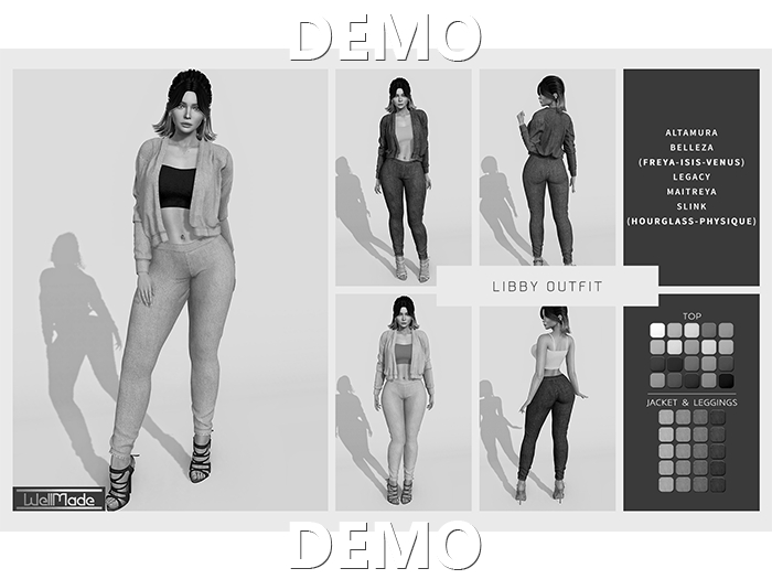 Second Life Marketplace - [WellMade] Libby Outfit DEMO